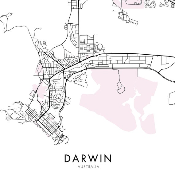 Darwin Map Darwin City Map Australia