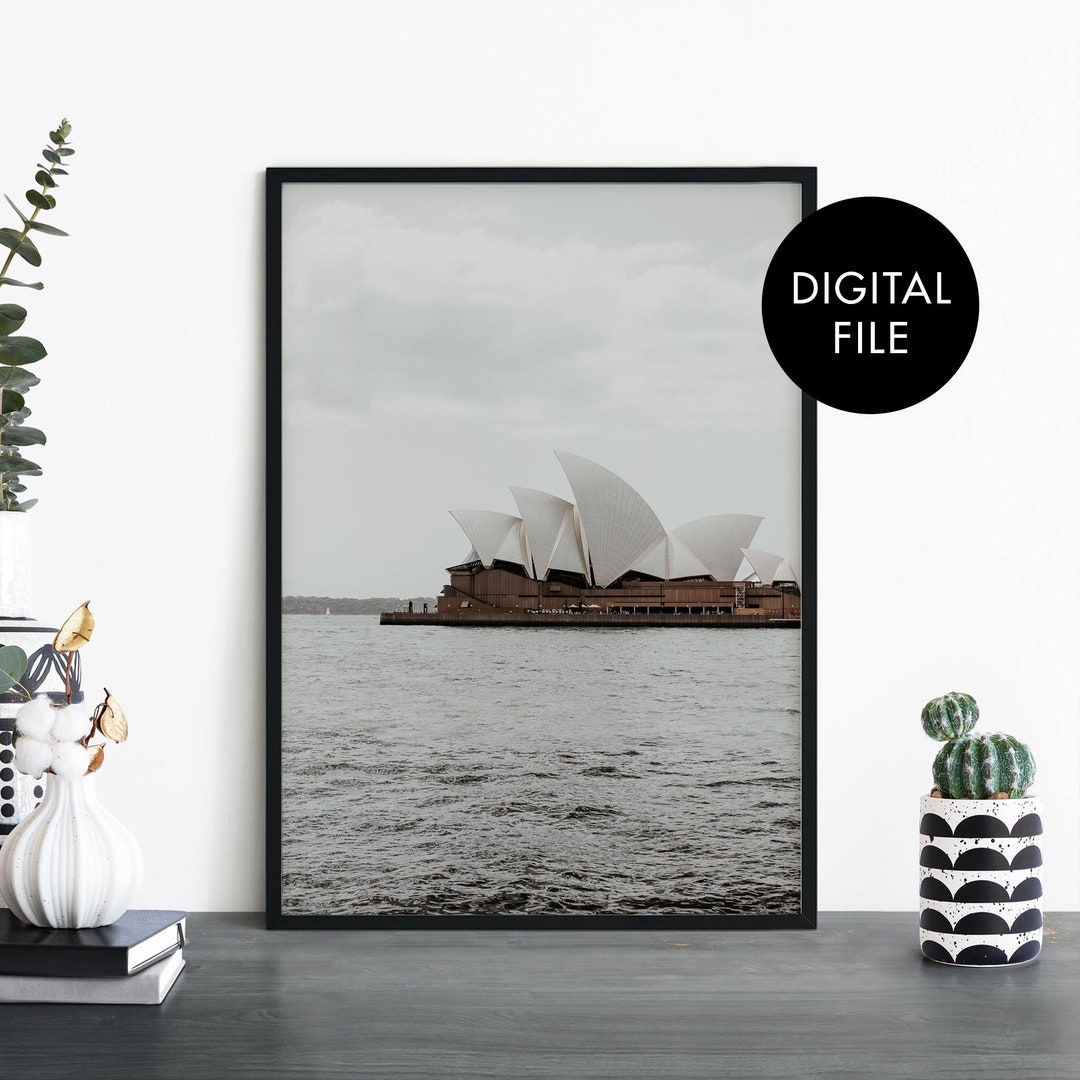 Sydney Opera House, Australia Print Wall Art | Print at Home | Digital ...