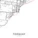 Torquay, Victoria, Australia City Map Print Wall Art Print at Home ...