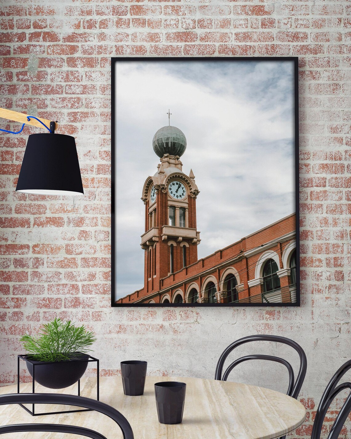 Dimmeys Clock Tower, Richmond, Melbourne, Australia Print Wall Art | A4 ...