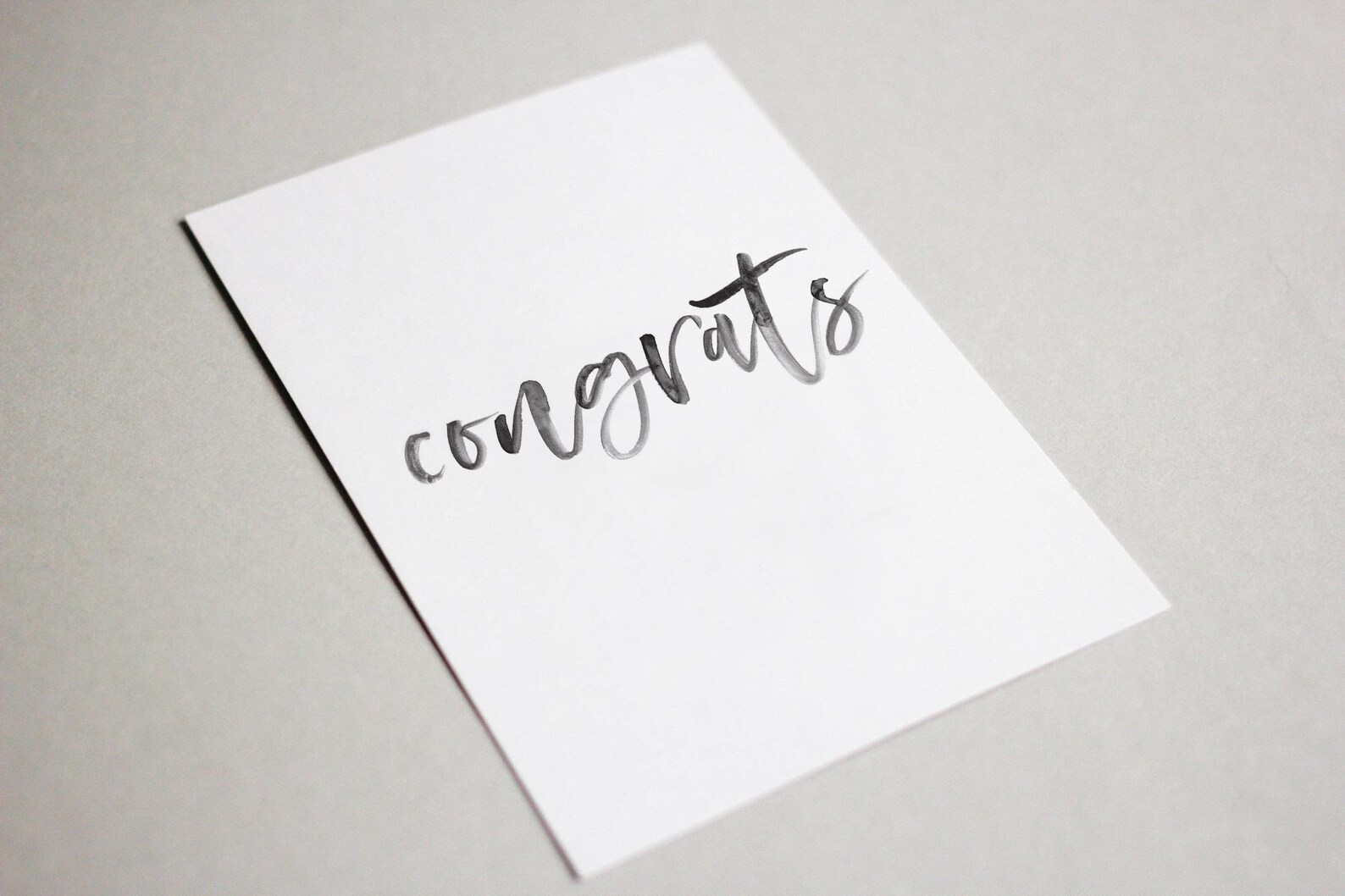 Congratulations Minimalist Script Font - Etsy