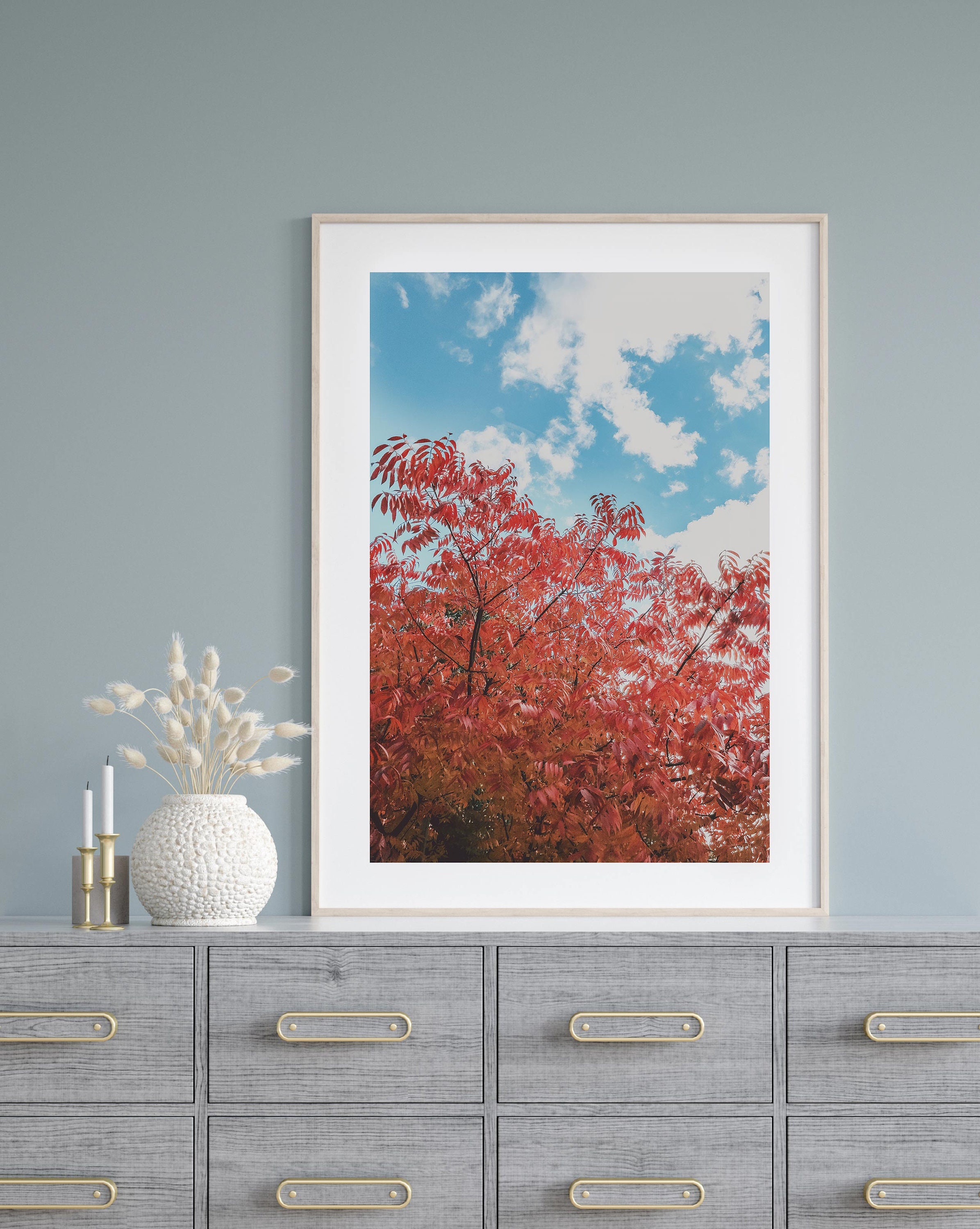 Autumn Leaves Print Wall Art Print At Home Digital | Etsy