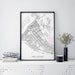 Bunbury Western Australia Art City Map Print Wall Art A4 - Etsy