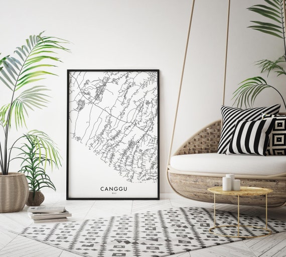 Canggu Bali Indonesia Map