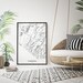Canggu, Bali, Indonesia City Map Print Wall Art | Print at Home ...