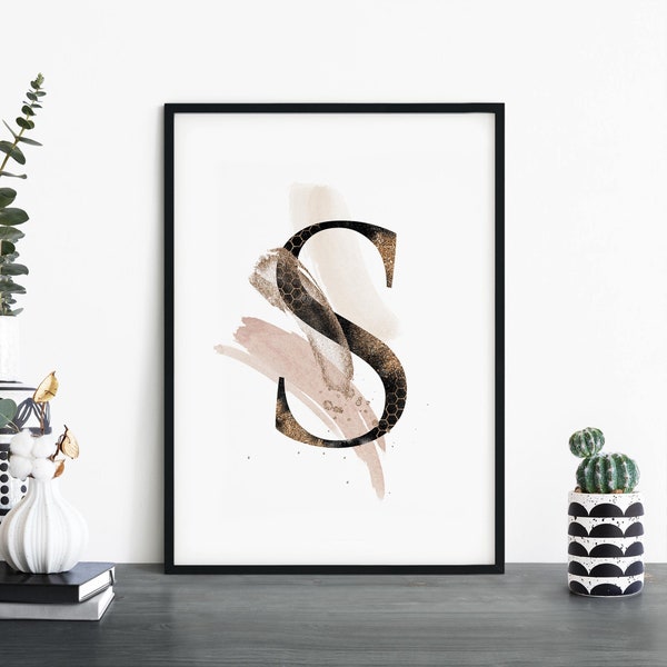 Letter Art 4x6 - Etsy