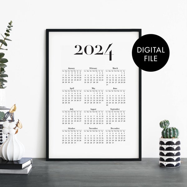 Poster Calendar - Etsy