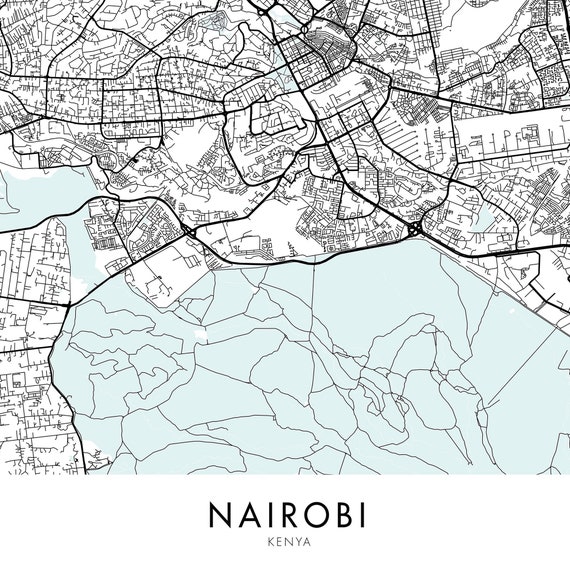 Kenya City Map