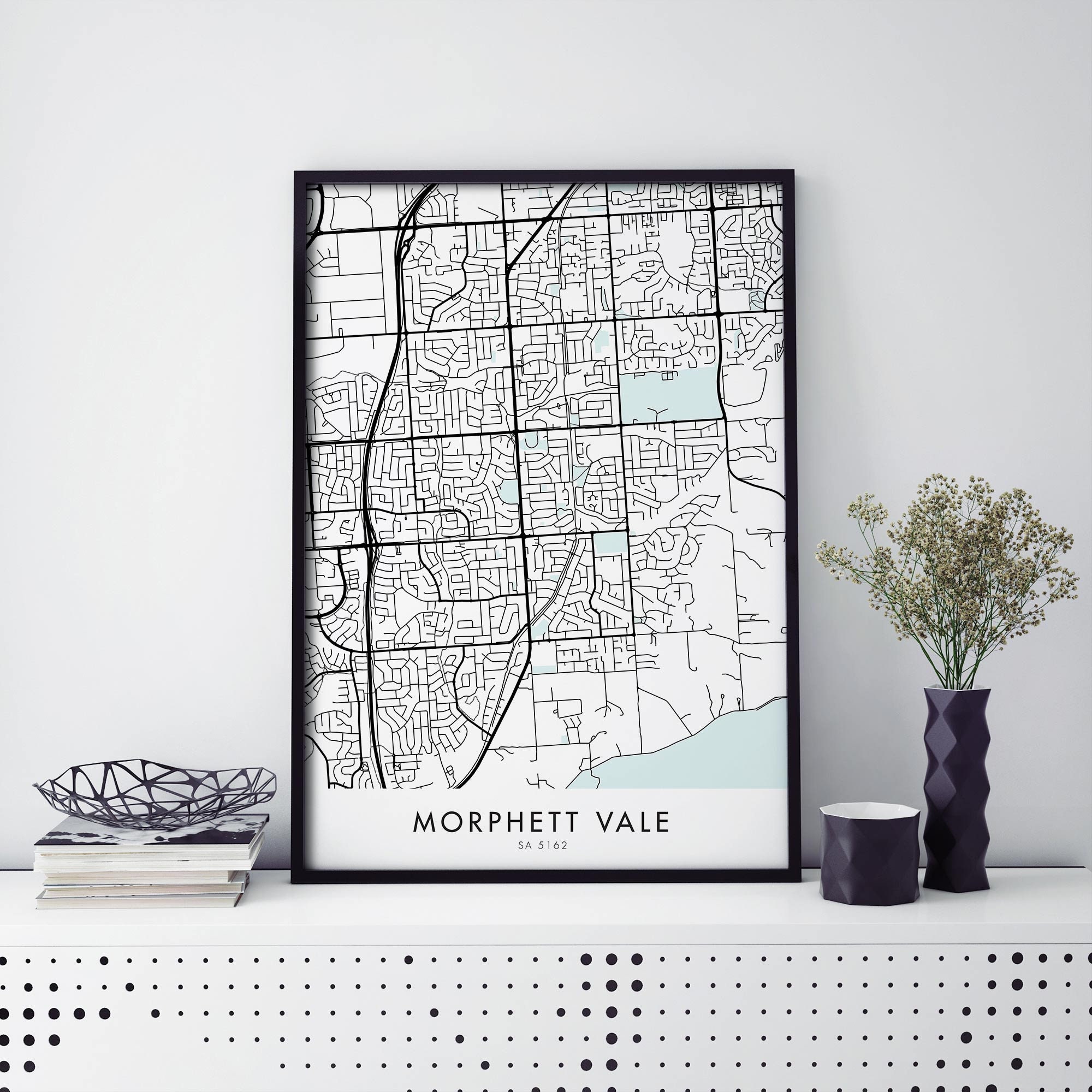 Morphett Vale Adelaide Australia Art City Map Print Wall - Etsy UK