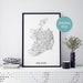 Canggu Bali Indonesia City Map Print Wall Art Print at - Etsy