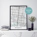 Brunswick, Melbourne City Map Print Wall Art Print at Home Digital ...