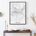 Griffith, New South Wales, Australia City Map Print Wall Art Print at ...