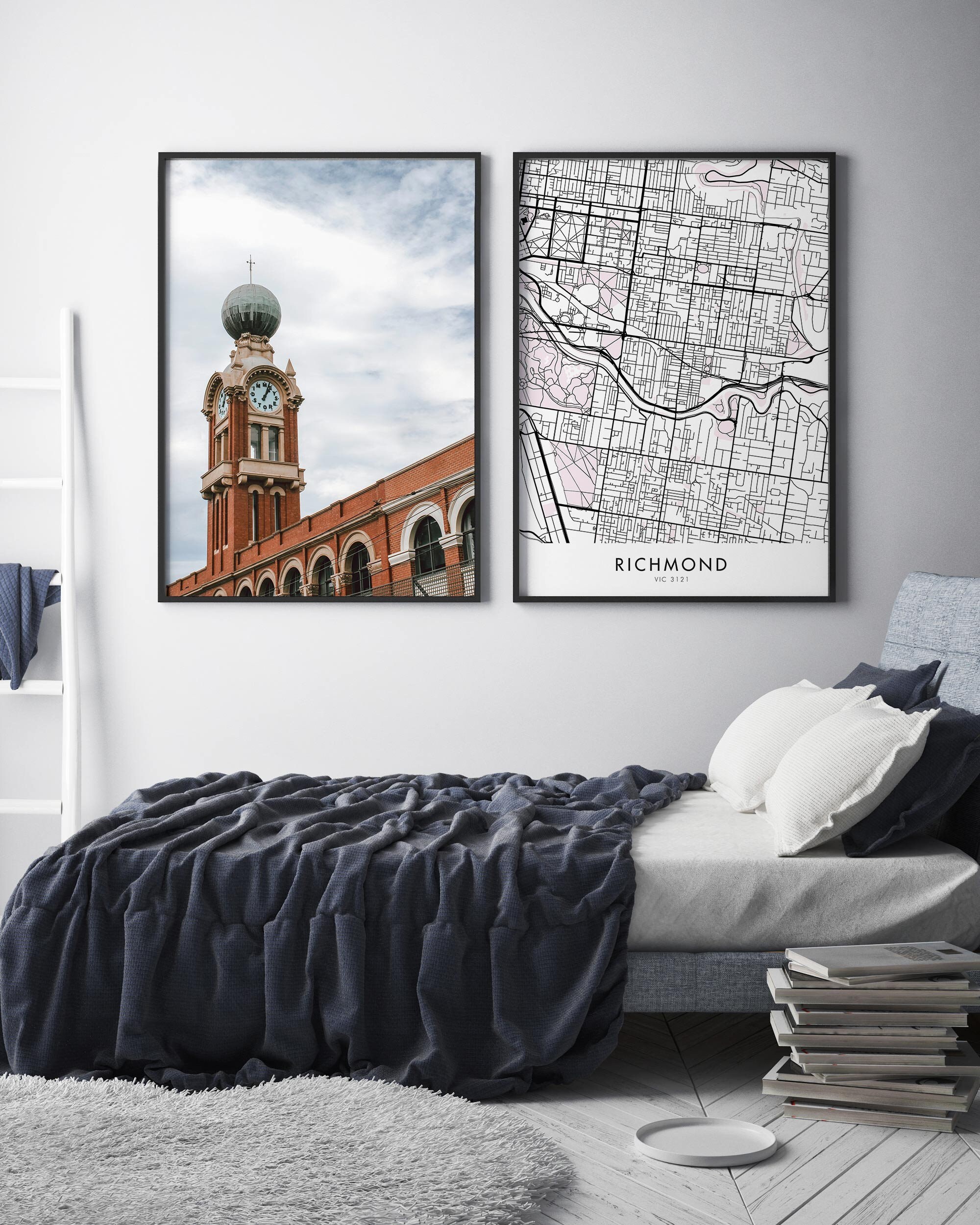 Dimmeys Clock Tower Richmond Melbourne Australia Print Wall - Etsy