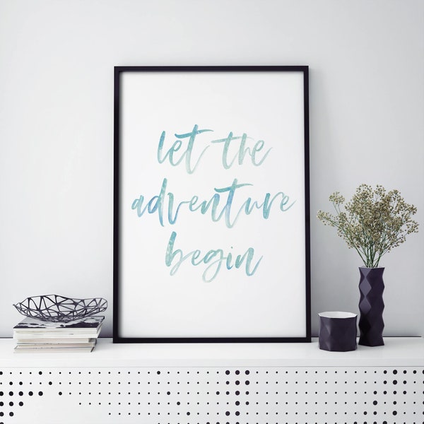 Let the Adventure Begin - Etsy