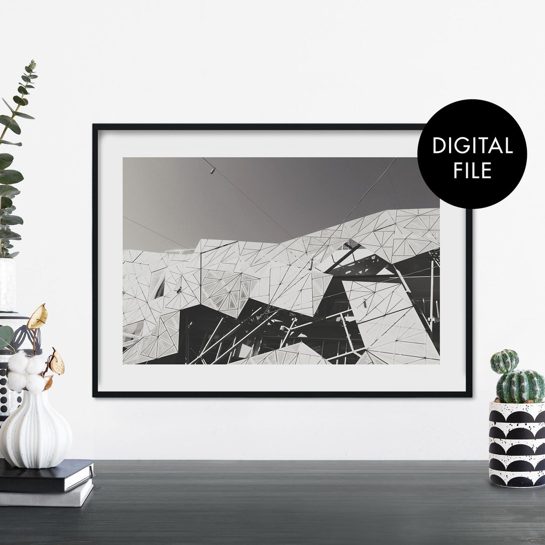 Federation Square, Melbourne, Australia Print Wall Art | Print at Home ...