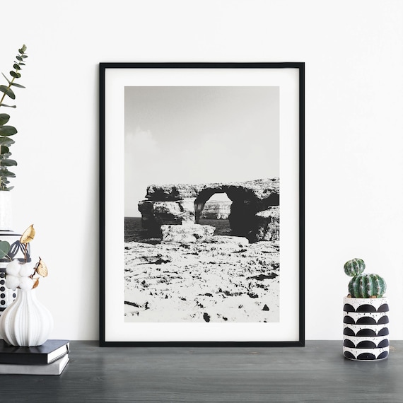 Azure Window Gozo Malta Print Wall Art A4 A3 A2 A1 | Etsy