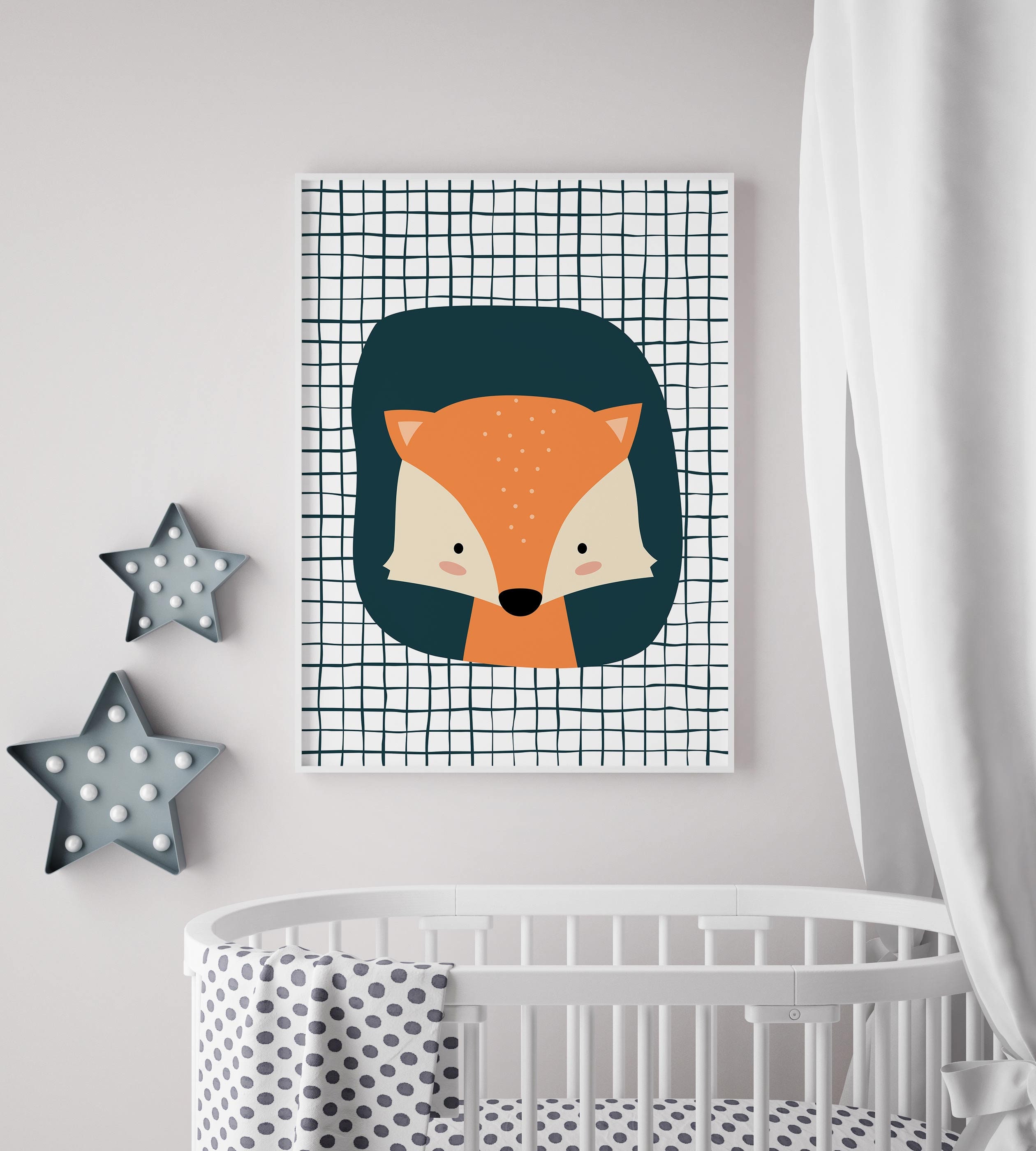 Fuchs Poster Druck Wandkunst Kinder Kinder jungen Mädchen - Etsy Schweiz