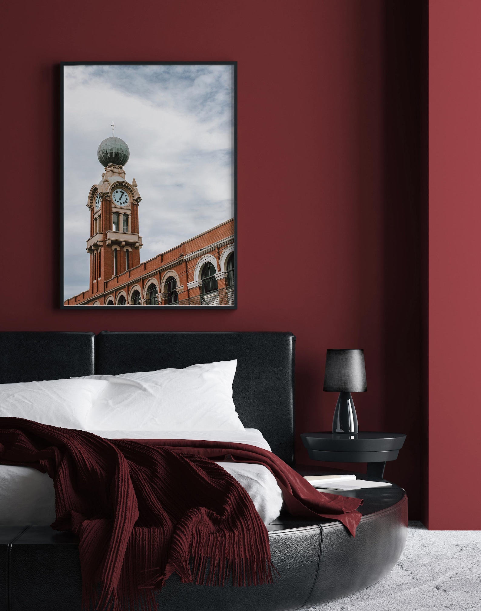 Dimmeys Clock Tower, Richmond, Melbourne, Australia Print Wall Art | A4 ...