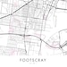 Footscray Melbourne City Map Print Wall Art Print at Home - Etsy