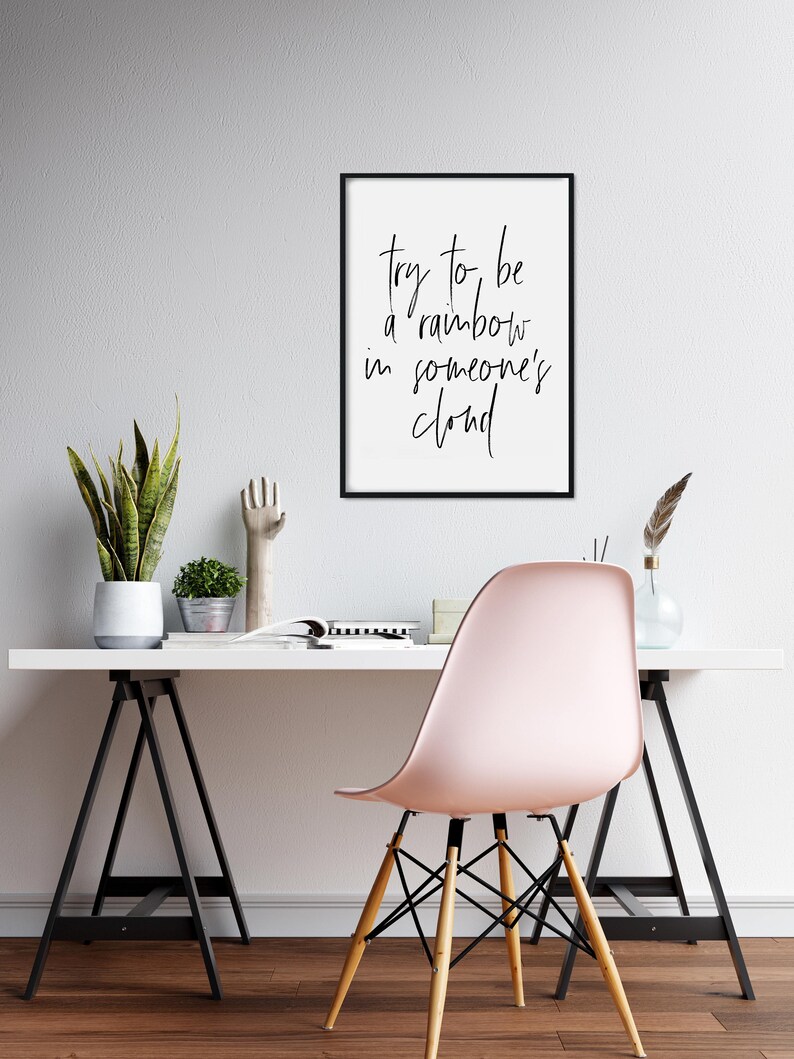 DIGITAL DOWNLOAD Custom Quote Text Poster Print Wall Art | Personalized ...