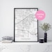 Footscray, Melbourne City Map Print Wall Art | Print at Home | Digital ...