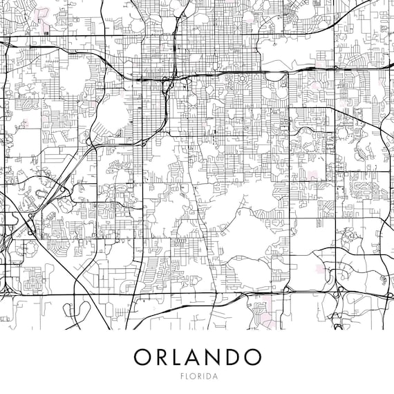 Mapa Imprimible Del Código Postal De Orlando Mapa Interactivo De