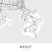 Manly, Sydney, Australia Art, City Map Print Wall Art | A4 A3 A2 A1 - Etsy