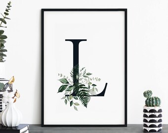 Alphabet L Wall Art - Etsy