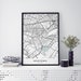 Newtown, Sydney, Australia Art, City Map Print Wall Art | A4 A3 A2 A1 ...