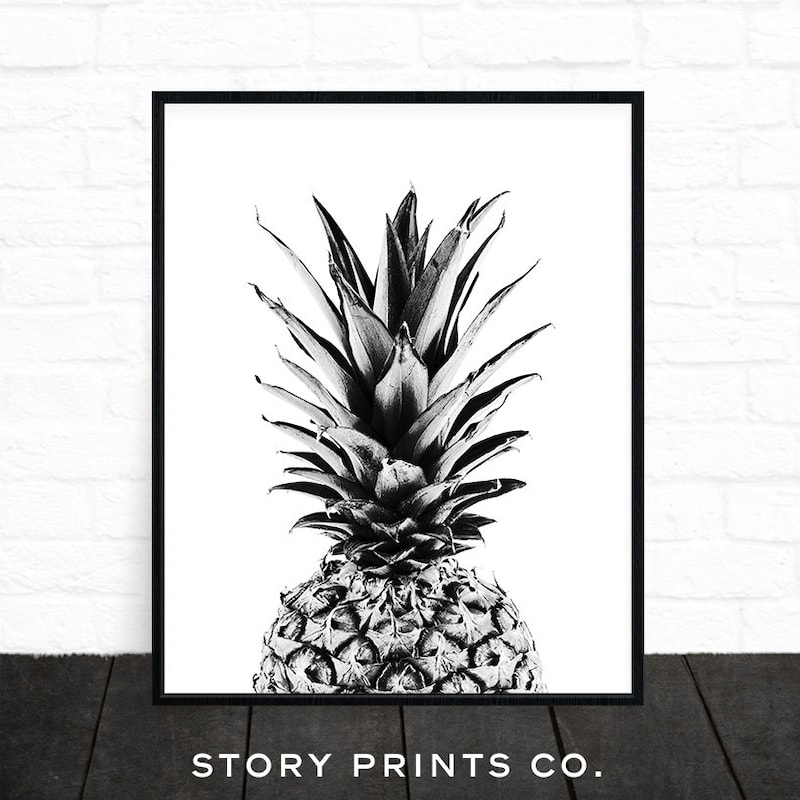 Pineapple Poster - Etsy