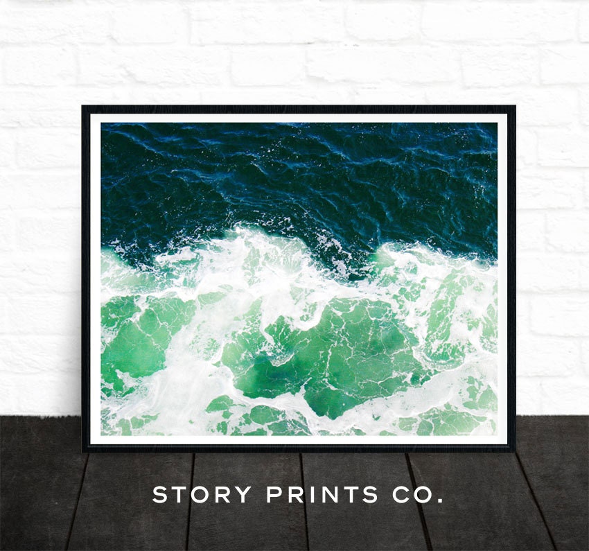 Ocean Photo Sea Art Ocean Waves Photography Water | Etsy