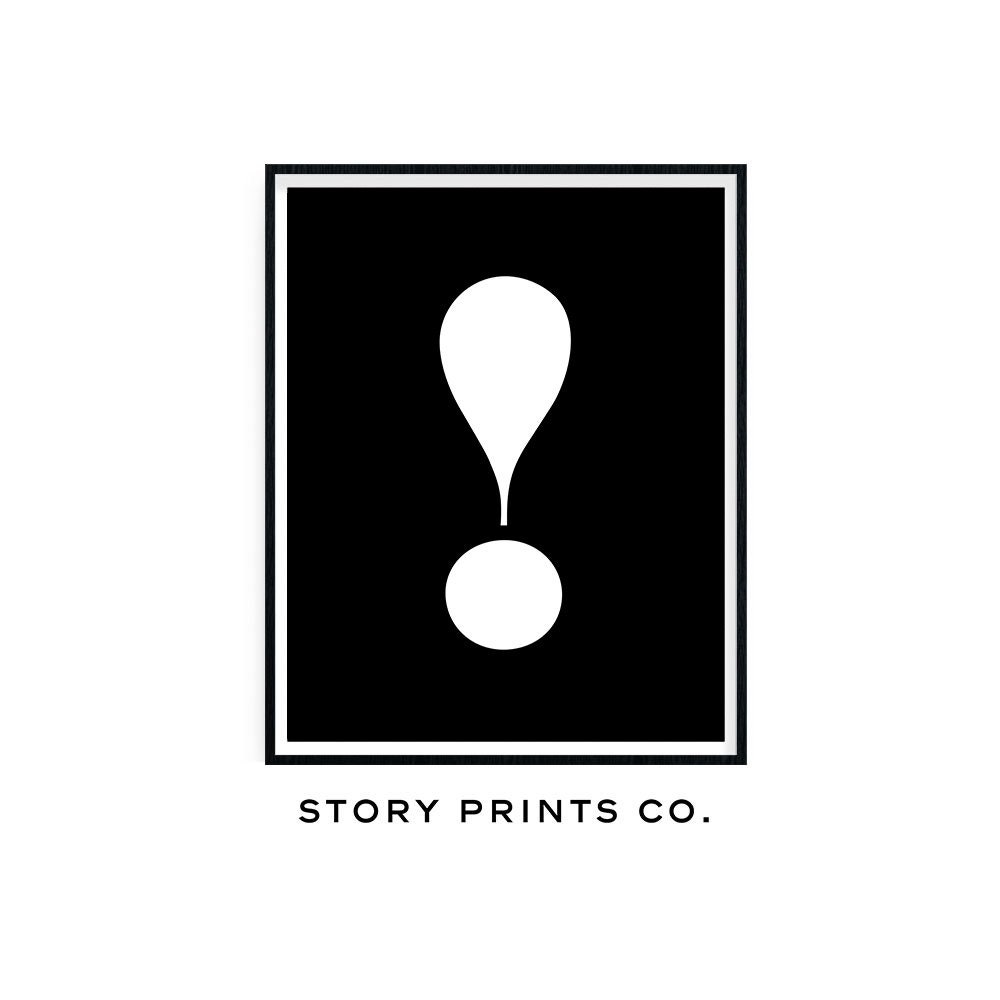 Pop Art Print, Exclamation Point Print, Exclamation Mark, Fun Prints ...