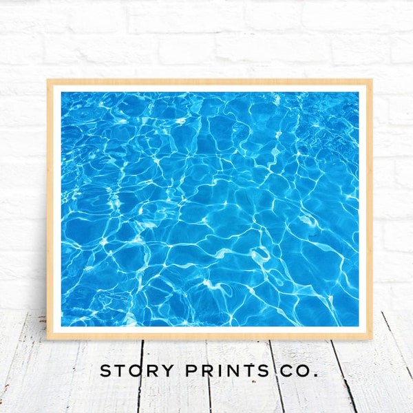 Aqua Blue Water - Etsy