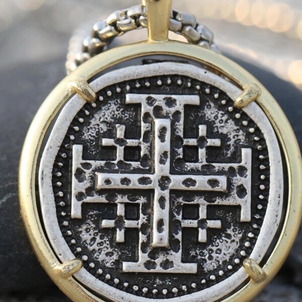 Greek Cross Necklace - Etsy