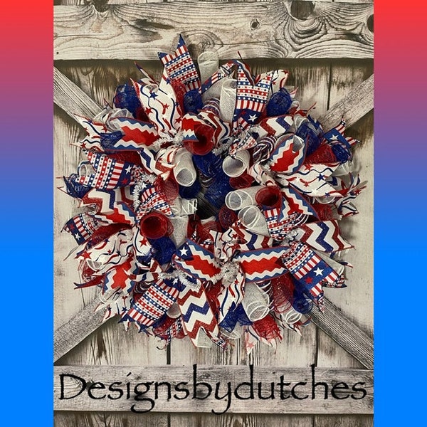 Americana Wreath - Etsy
