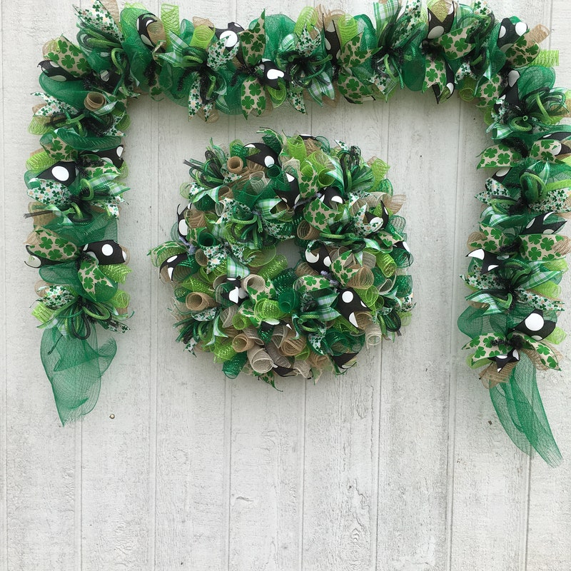 St Patricks Garland - Etsy