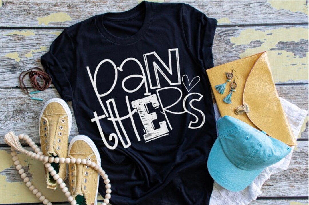 Panthers Team Spirit Shirt/ Team Mascot Shirt/ Womens Spirit Shirt ...