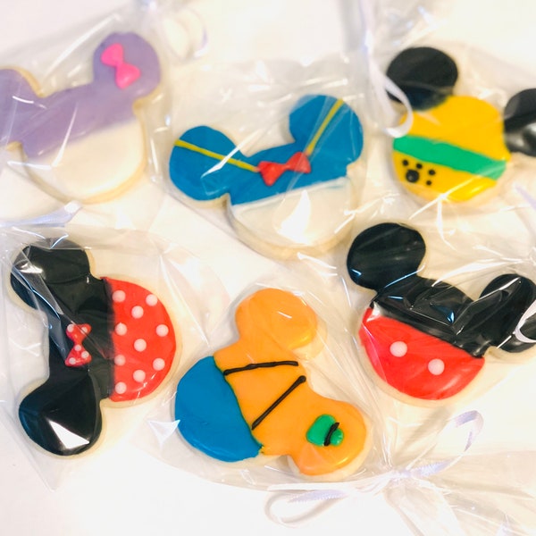 Mickey Mouse Cookies - Etsy