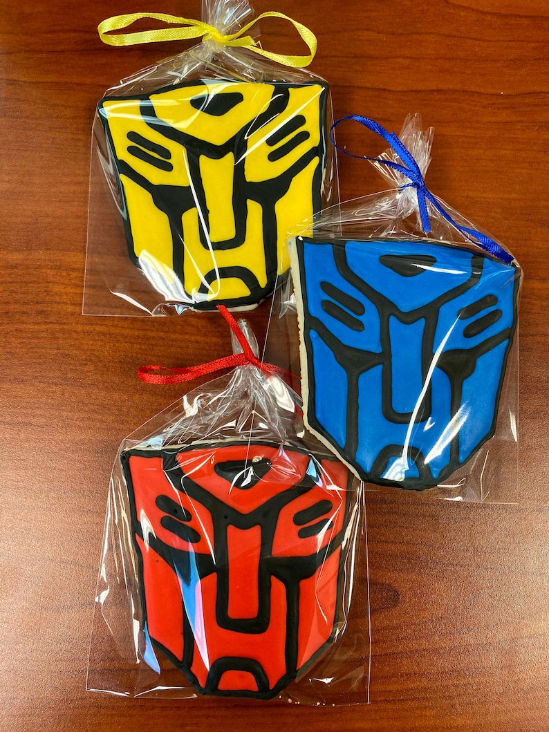 Transformers Sugar Cookies - Etsy
