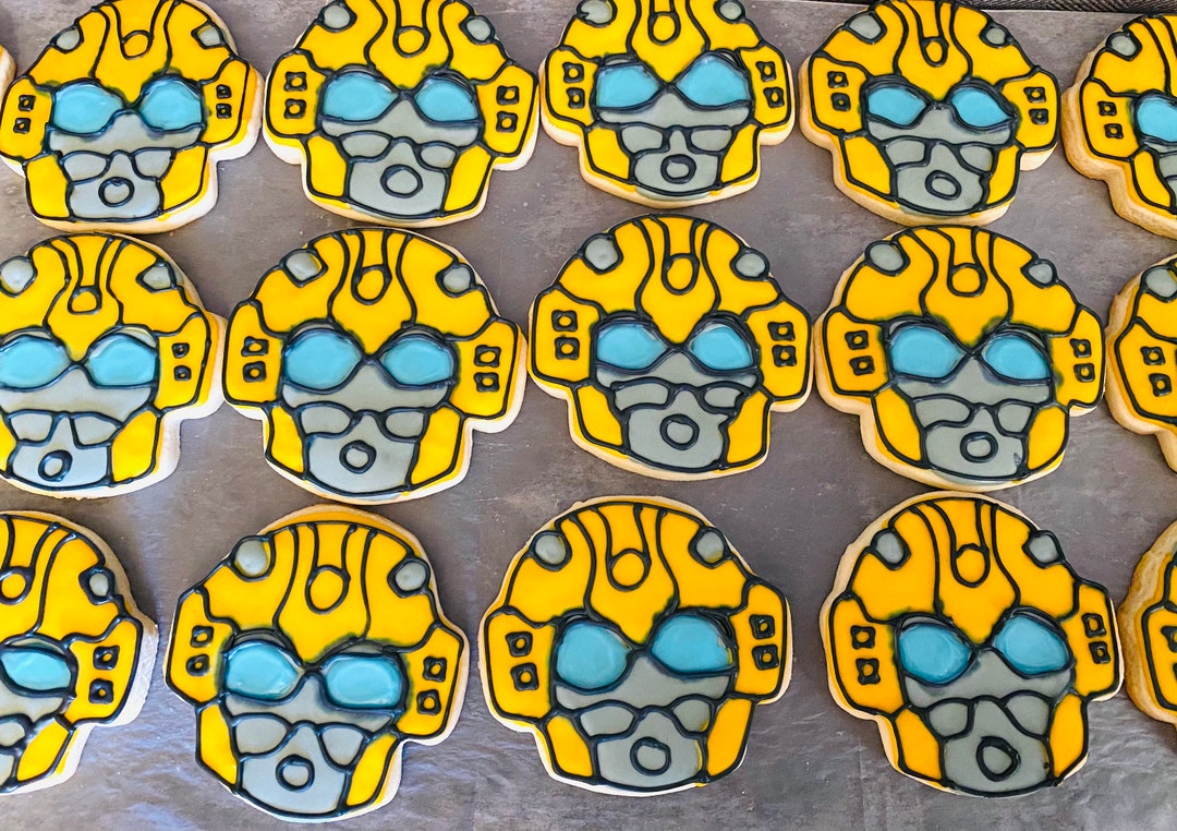 Bumblebee Transformer Sugar Cookie Perfect for a Birthday - Etsy