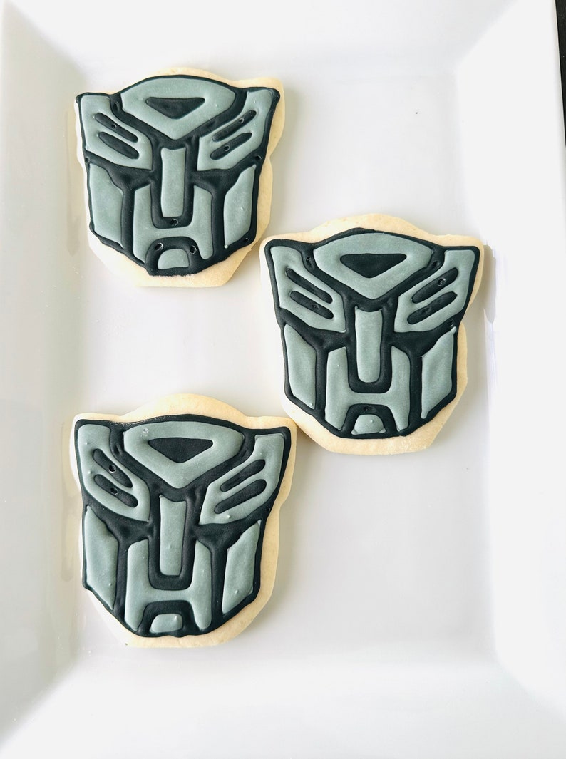 Transformers Sugar Cookies - Etsy