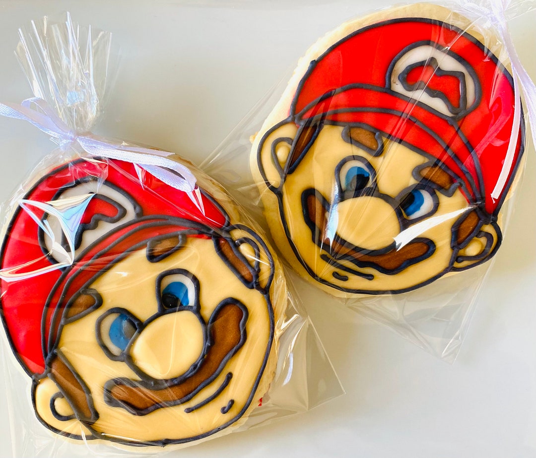 Super Mario Sugar Cookie- Perfect for a Birthday Celebration or Party ...