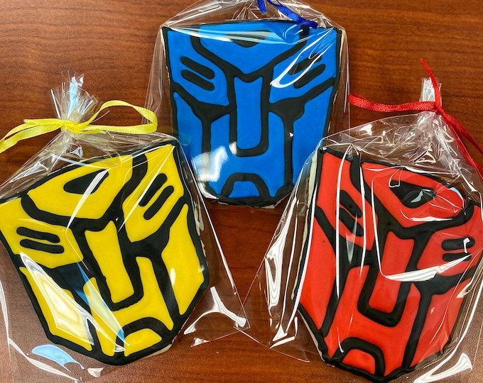 Transformers Sugar Cookies - Etsy