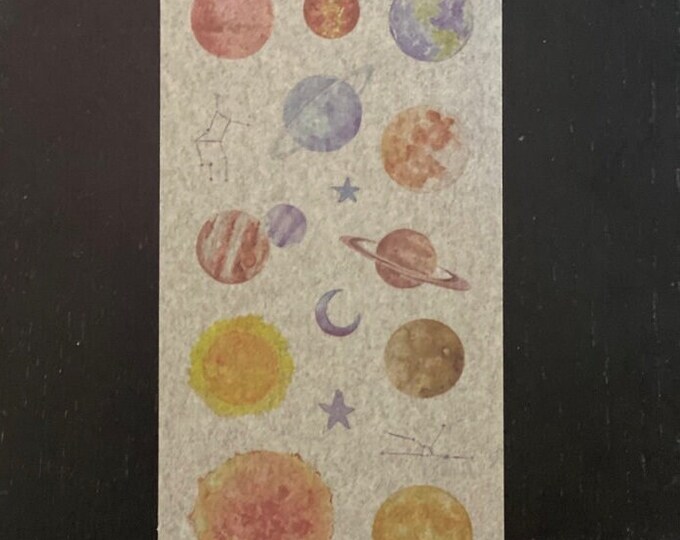 Planet Rub on Transfers 2000s Vintage Retro Rare Hard to Find 1 Sheet ...