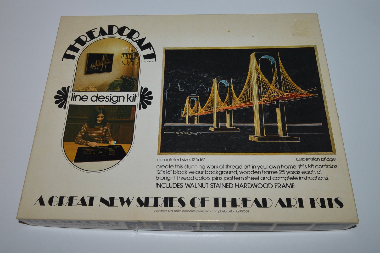Threadcraft String Art Kit Suspension Bridge String Art Do - Etsy