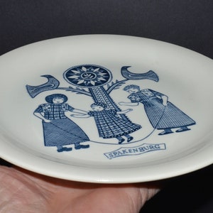 Vintage Royal Sphinx Staphurst Holland Plates, Delft Type Dutch Plates ...