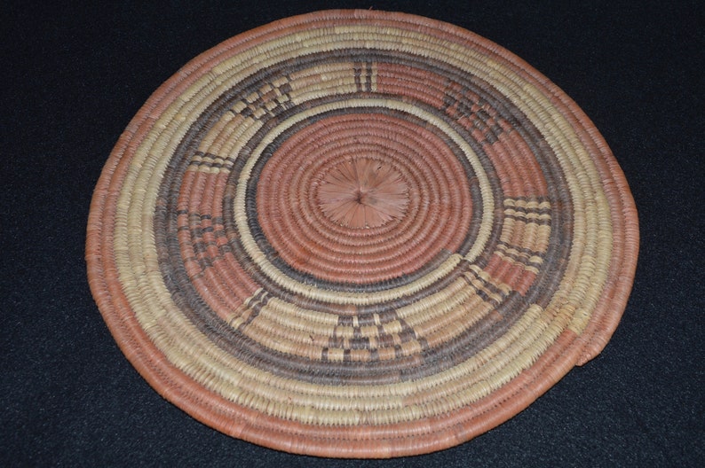 Native Woven Mat Native American Weaving Primitive Table | Etsy