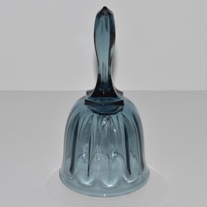 Vintage Fenton Glass Bell, Blue Glass Bell, Fenton Art Glass ...