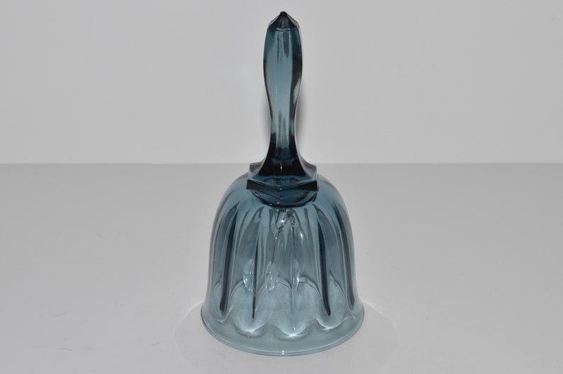 Vintage Fenton Glass Bell Blue Glass Bell Fenton Art Glass - Etsy