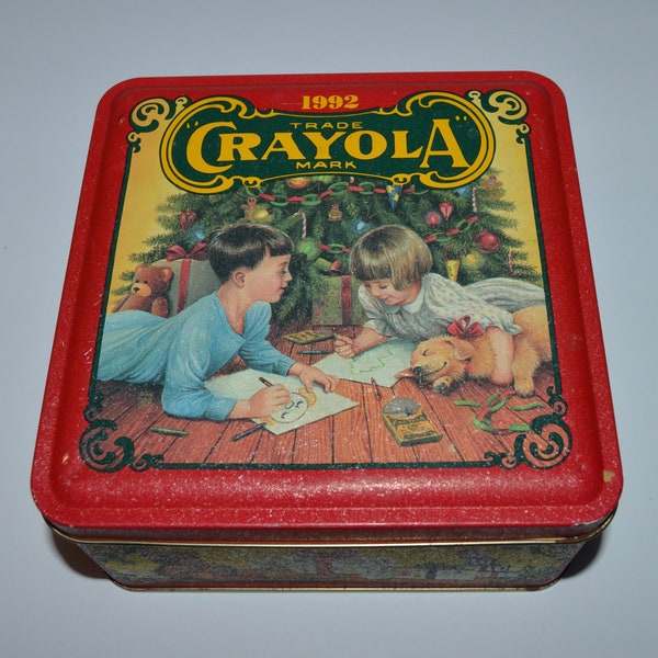 Crayola Crayon Tin - Etsy